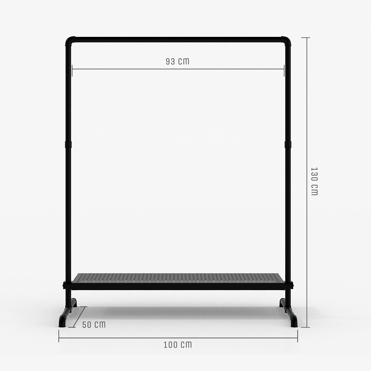 Klesstativ med hylle » skostativ | pamo. – pamo. design
